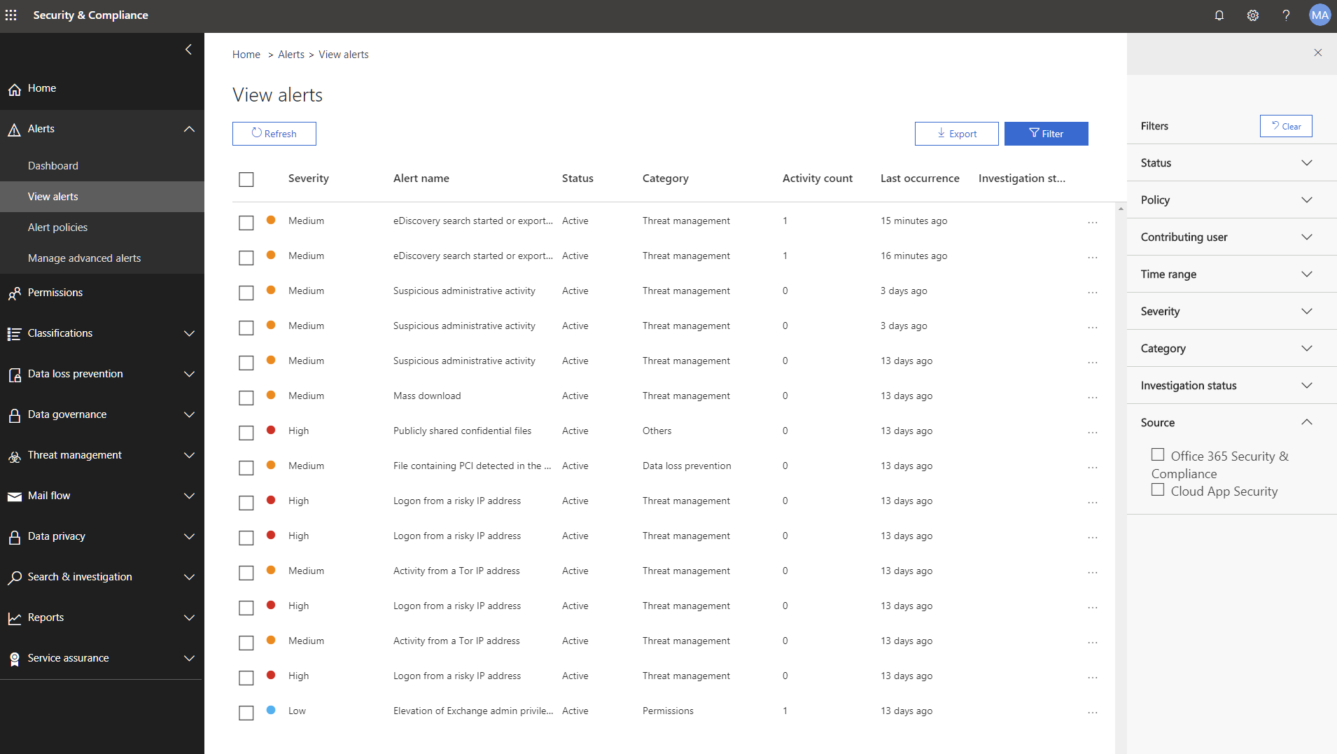 New Microsoft 365 Security and Compliance portals - Bloggerz.cloud