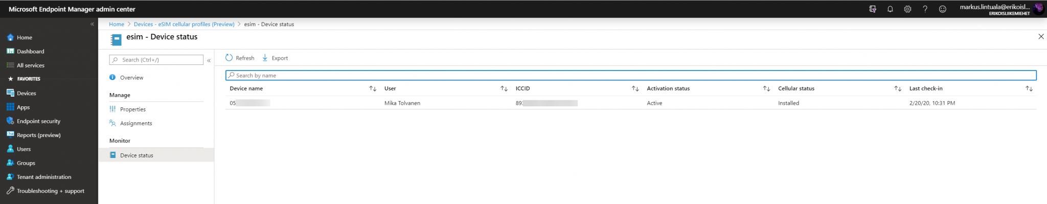 Deploy eSIM profiles with Microsoft Intune - Bloggerz.cloud